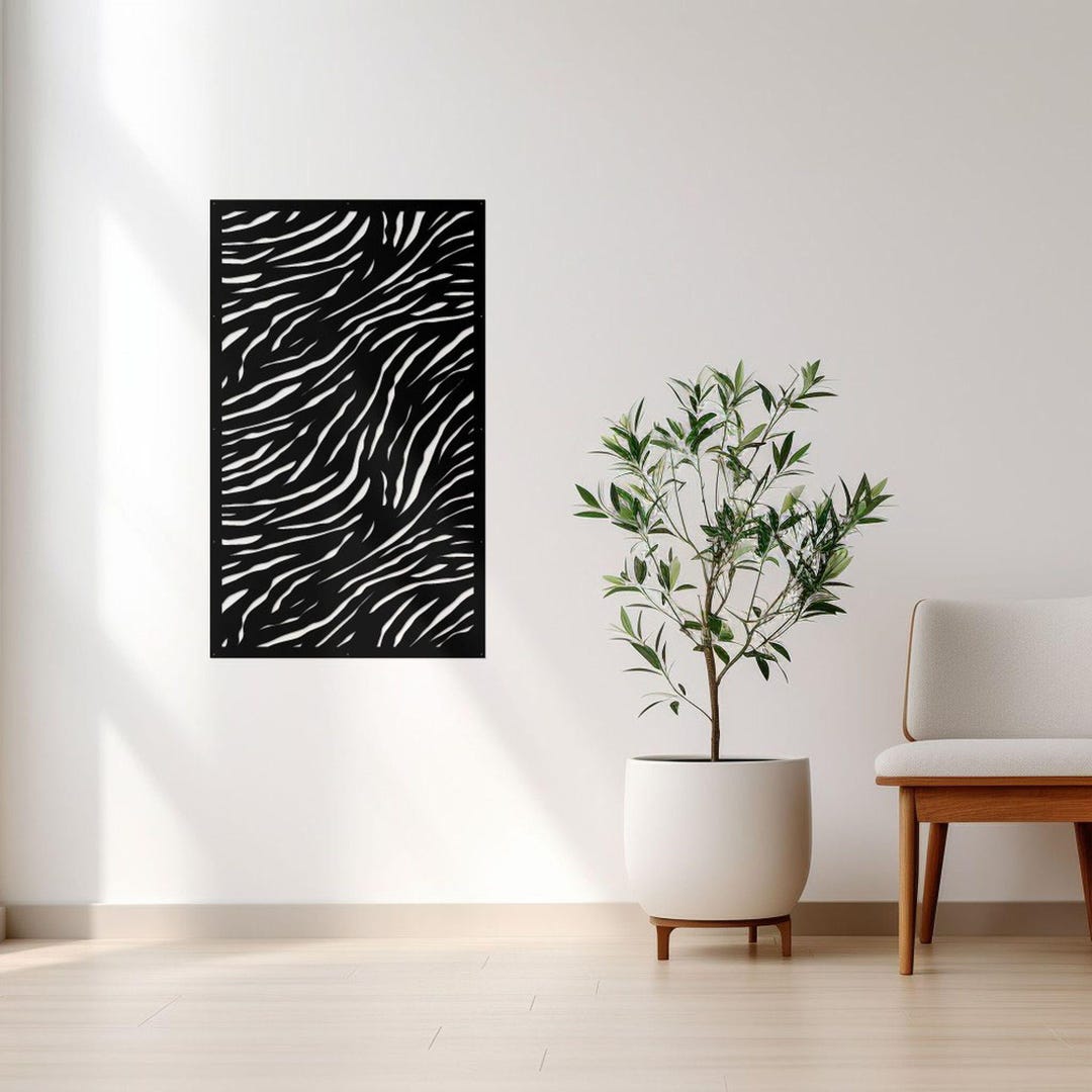 Decorative Laser Cut Wall Divider, Modern Partition Panel, Privacy ...