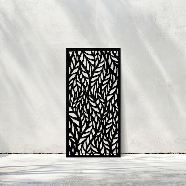 Metal Wall Privacy Panel Screen - Etsy