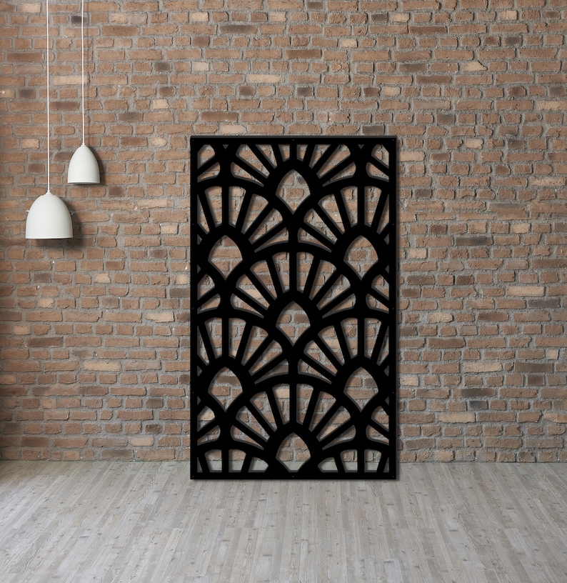 Fence Panels Abstract Panel Shan Panel Metal Privacy - Etsy