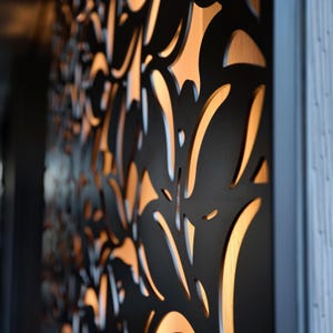 Metal Privacy Screen: Classic Swirls Aluminum Panel, Garden Art - Etsy