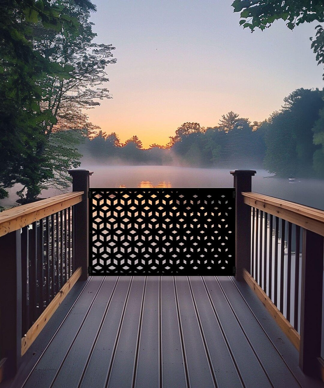 Metal Privacy Screen,fence,decorative Panel, Wall Art,staircase Inserts ...