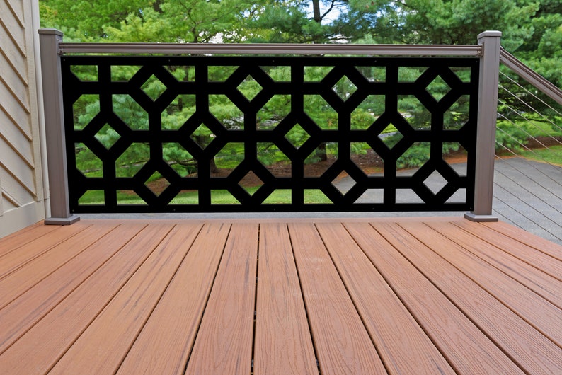 Exterior Decorative Metal Railing Panels Custom Made - Etsy