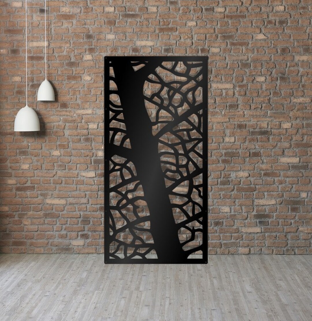 Folding Screen Bush Panel Metal Decorative Panel Privacy - Etsy
