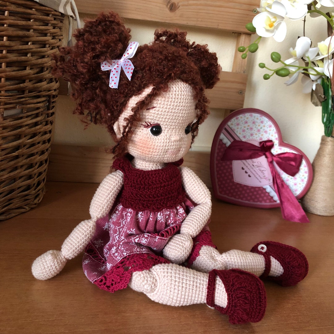 Crochet Big Doll, Amigurumi Doll , Handmade Waldorf Doll - Etsy