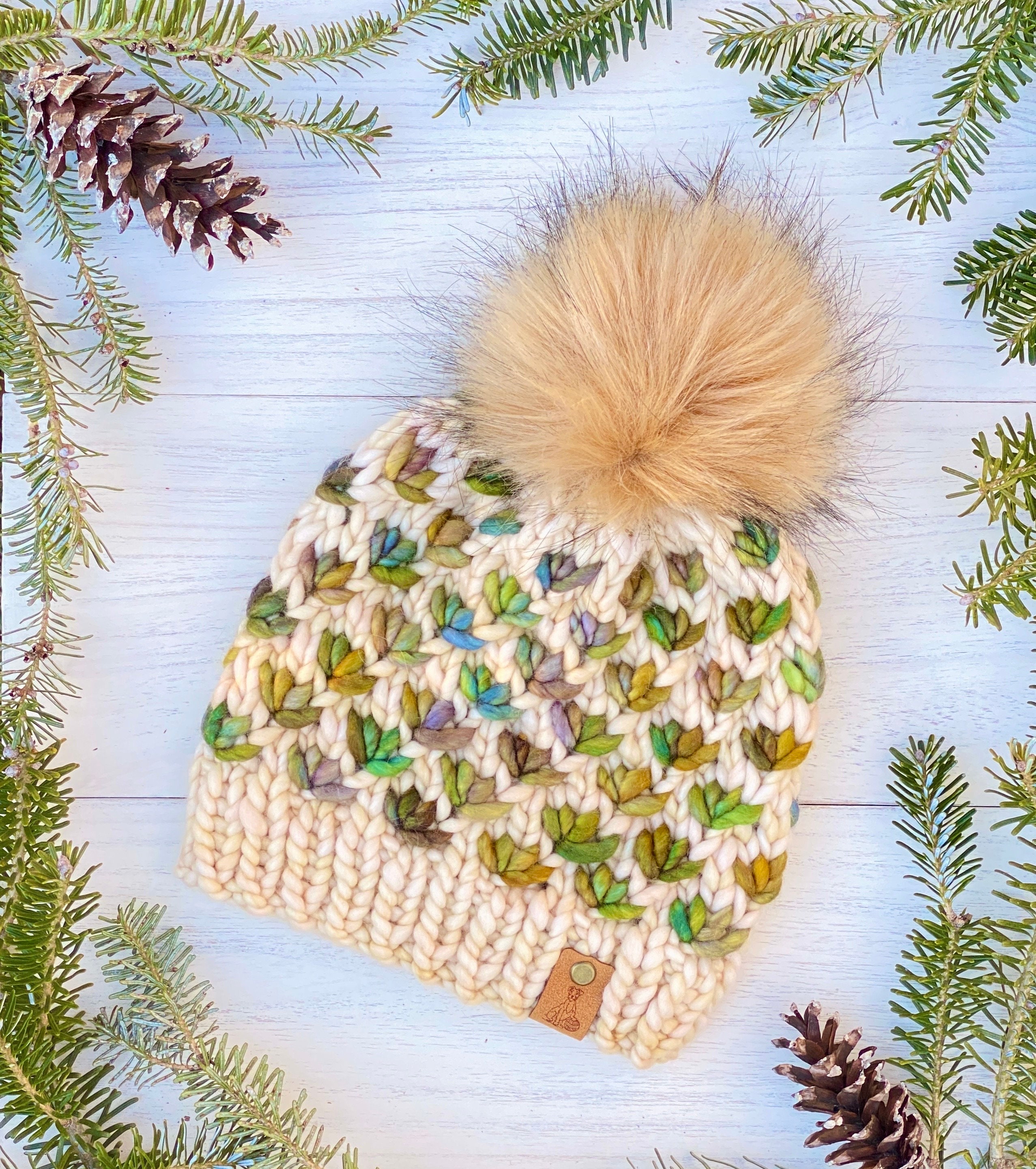 Luxury Lotus Flower Beanie Luxury Hand Knit Beanie Merino - Etsy