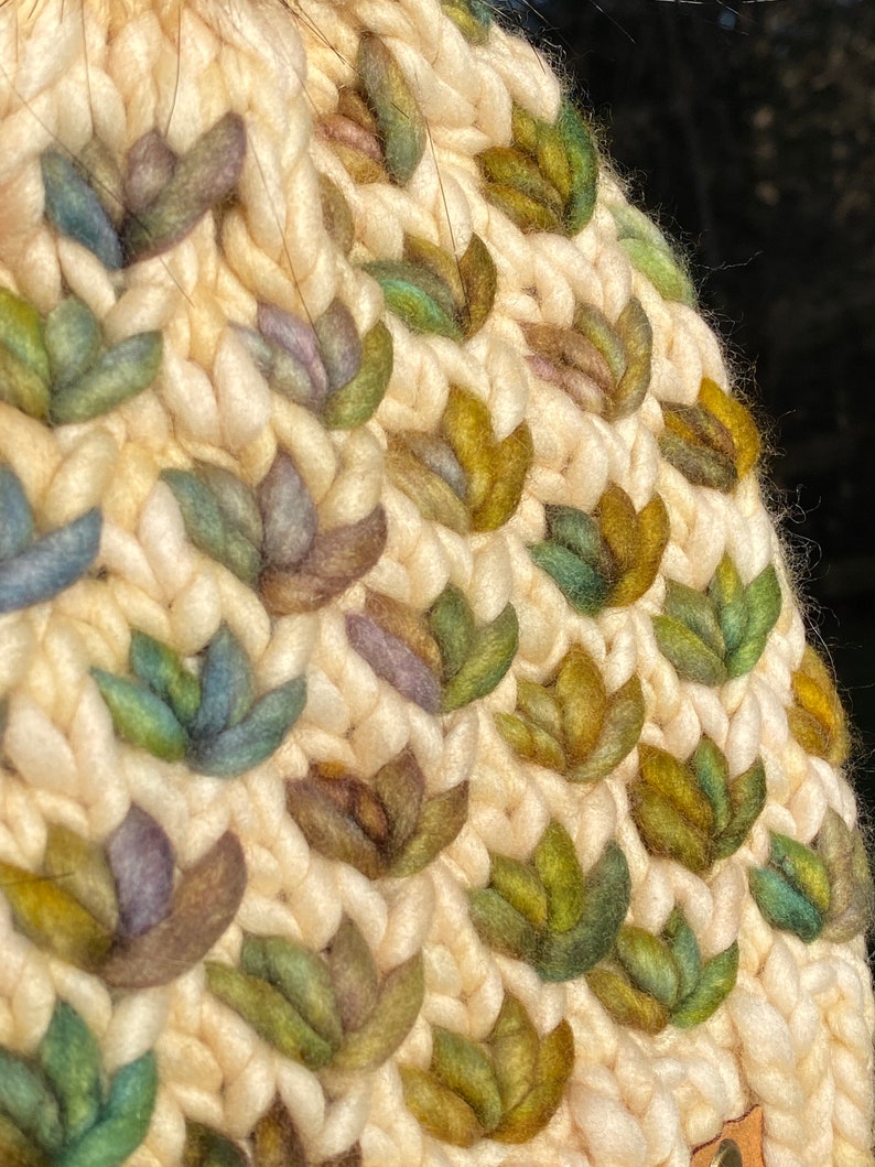 Luxury Lotus Flower Beanie Luxury Hand Knit Beanie Merino - Etsy