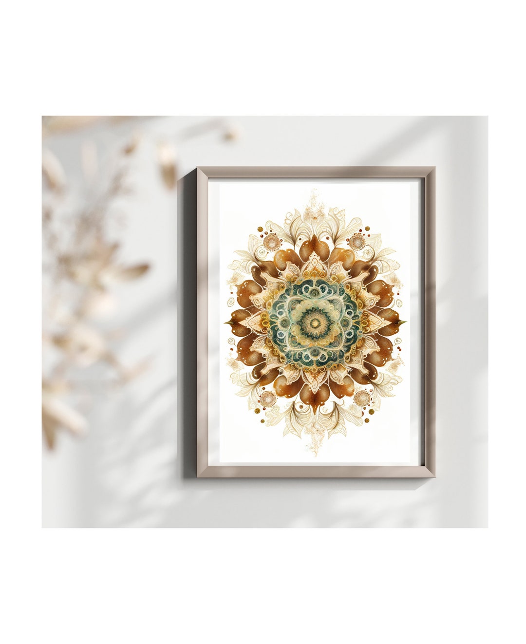 Mandala Art, Bohemian, Gaia, Professional Midjourney Art, Digital Art ...