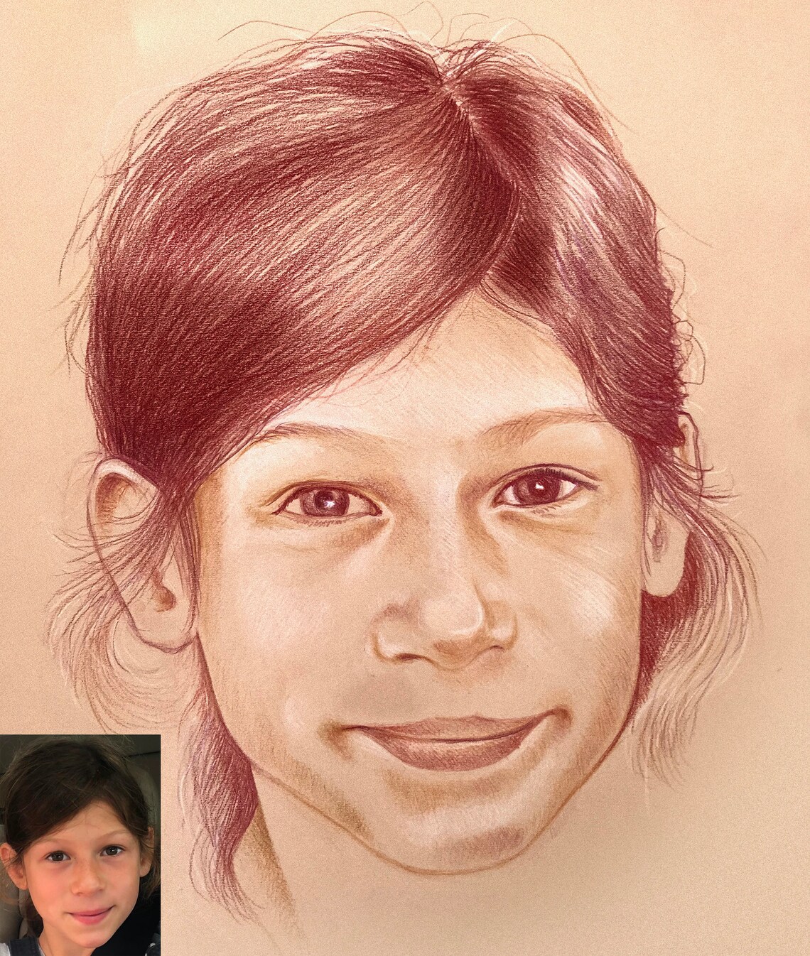 Custom Art Portrait - Etsy