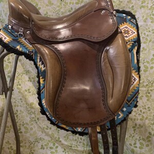 Bootie Saddlepad for Paneled Saddles - Etsy