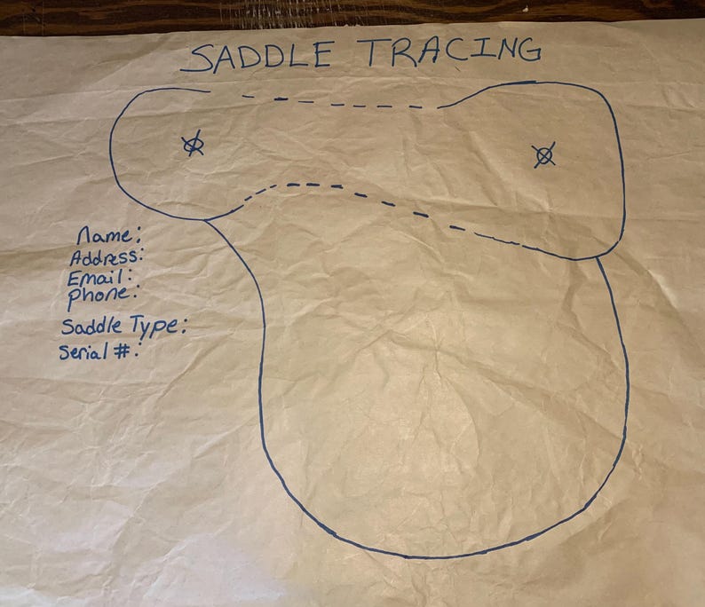 Bootie Saddlepad for Paneled Saddles - Etsy