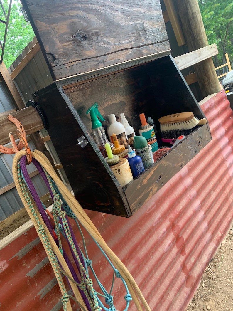 Stall Front Horse Grooming Storage Box - Etsy