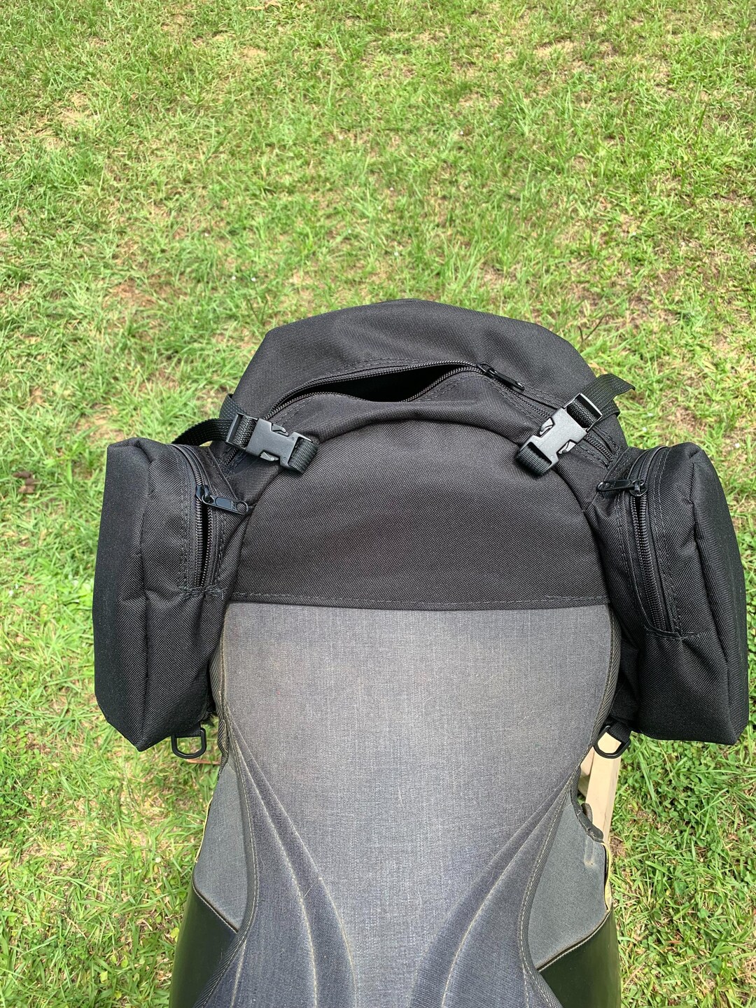 Slip on Cantle Saddle Bag All Storage Western English Trail Endurance ...