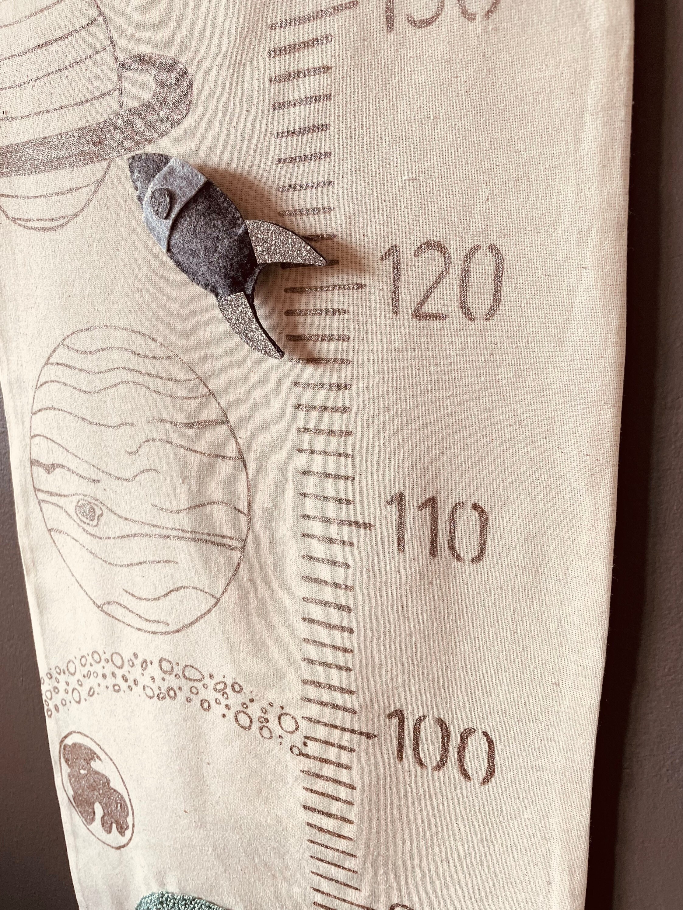 Planetary Height Chart With Moving Parts Growth Chart Ruler - Etsy