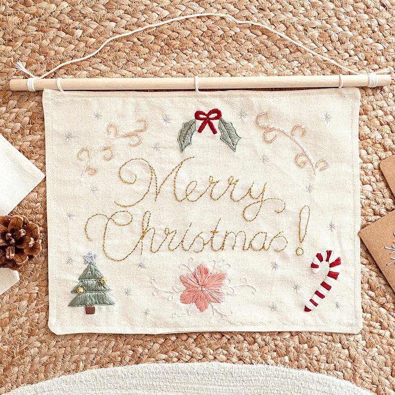 Merry and Bright Banner - Etsy