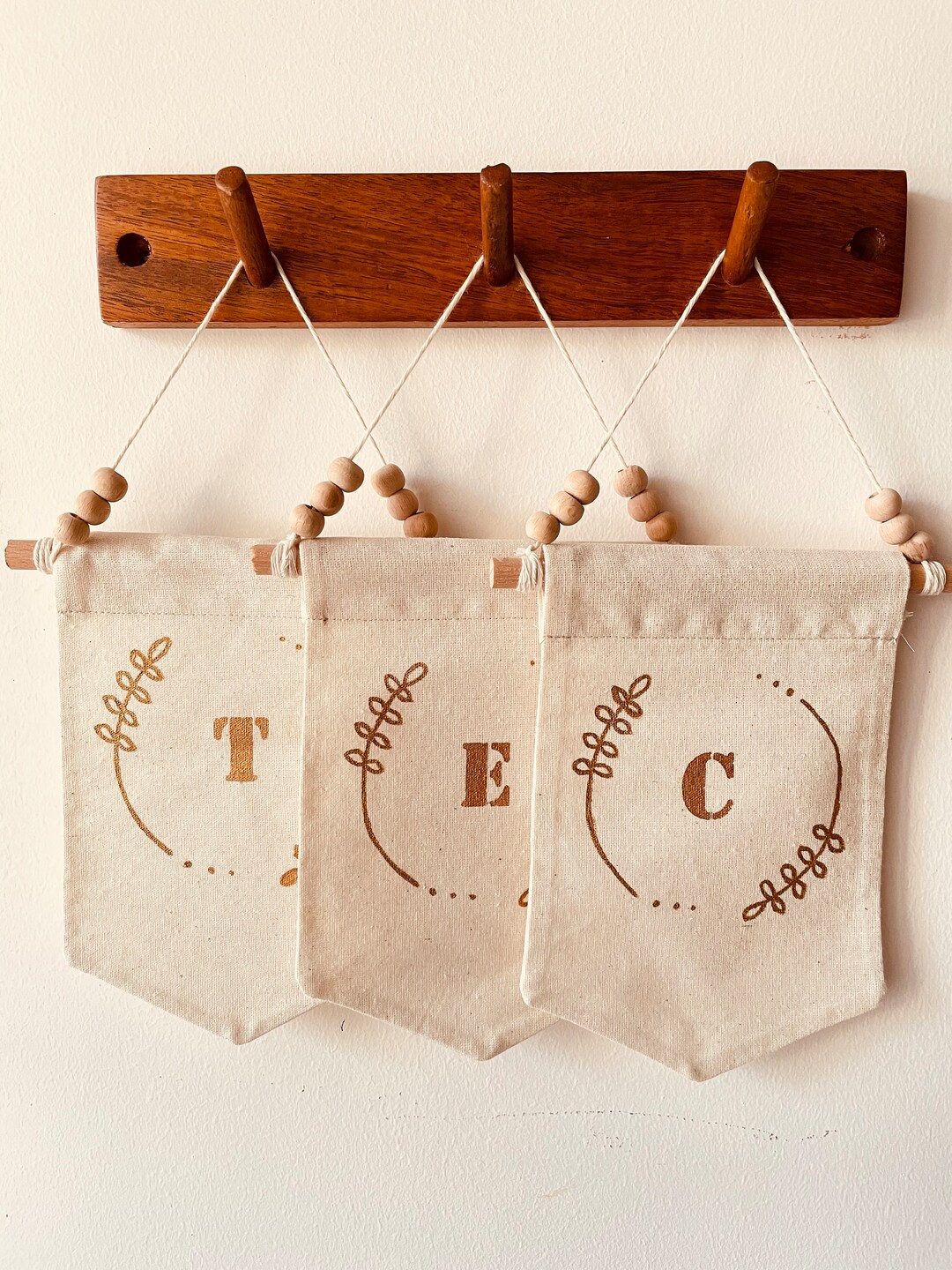 Letter Banner, Custom Pennant, Personalized Banner, Baby Room Decor ...