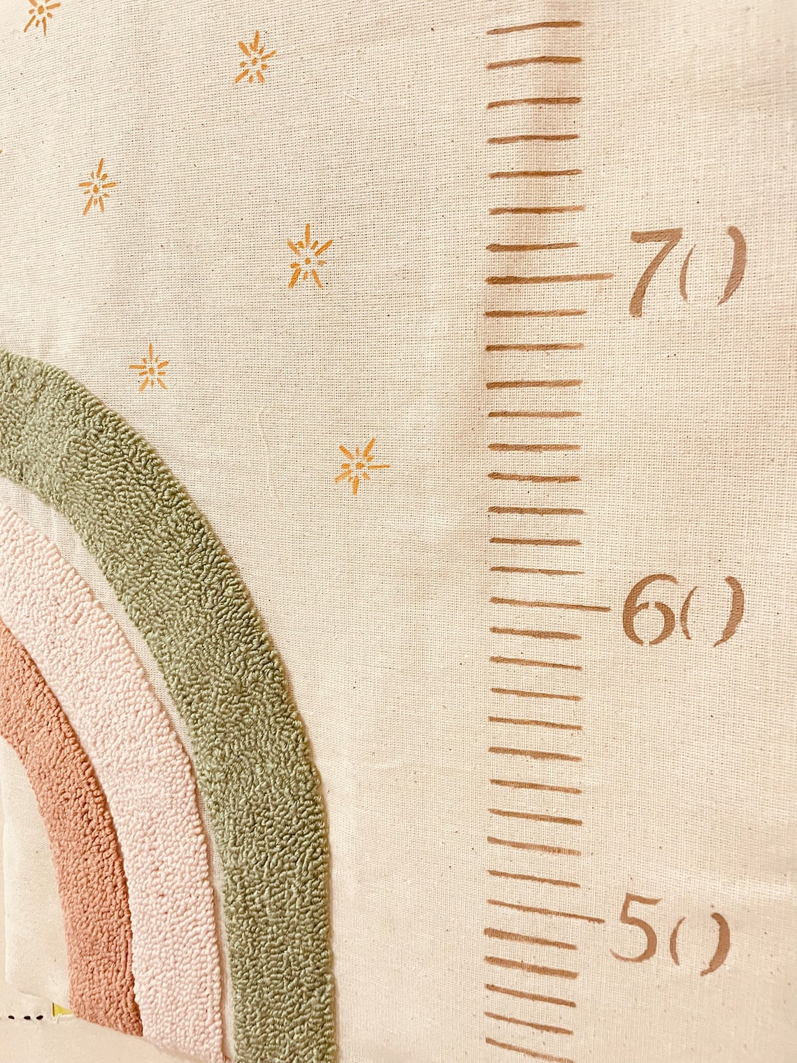 Rainbow Growth Chart Ruler for Kids Growth Chart Height Chart - Etsy