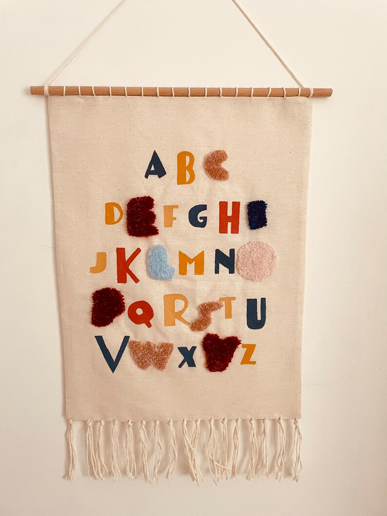 Coloring and Punch Alphabet Banners in Different Colors, Alphabet ...