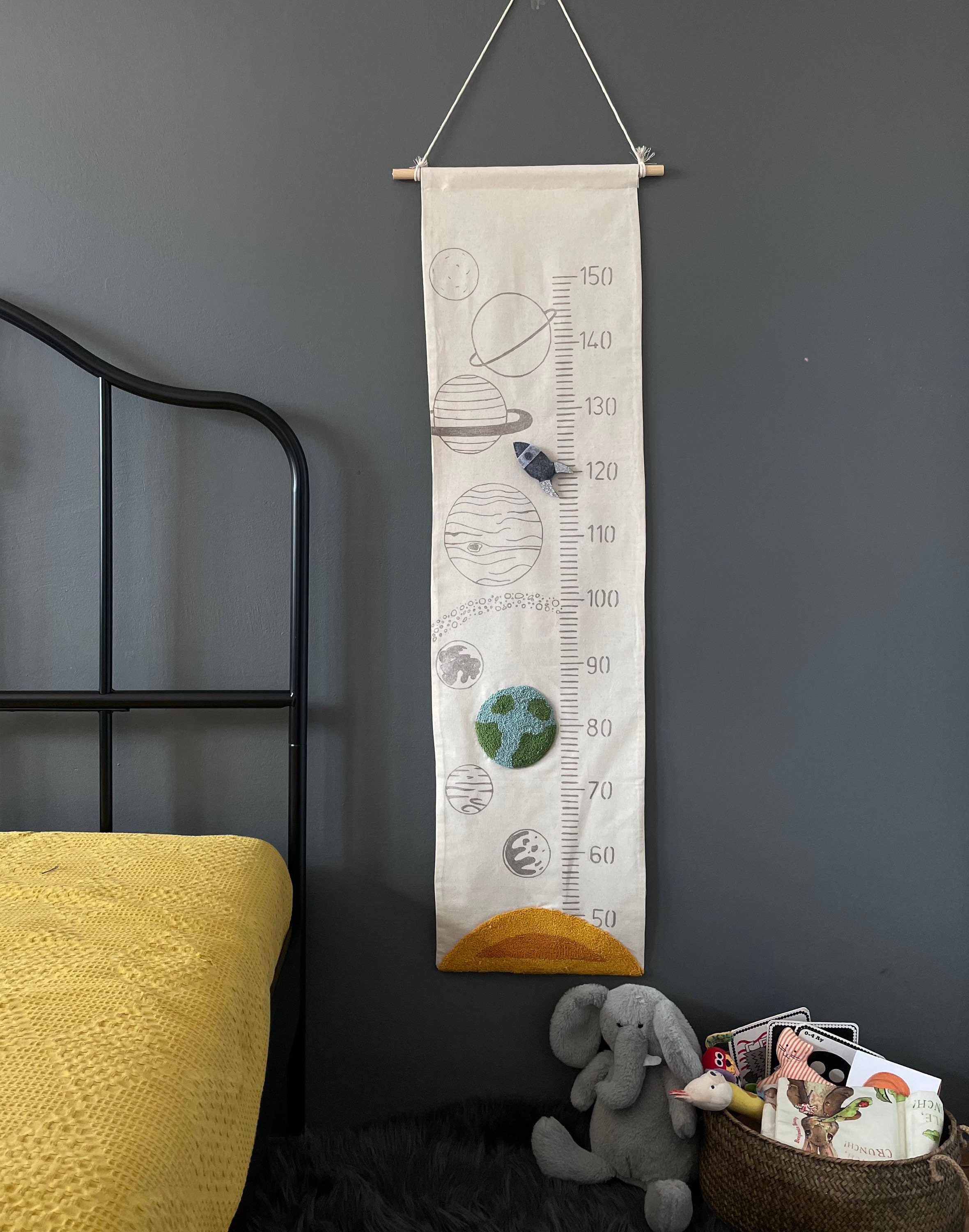Planetary Height Chart With Moving Parts Growth Chart Ruler - Etsy