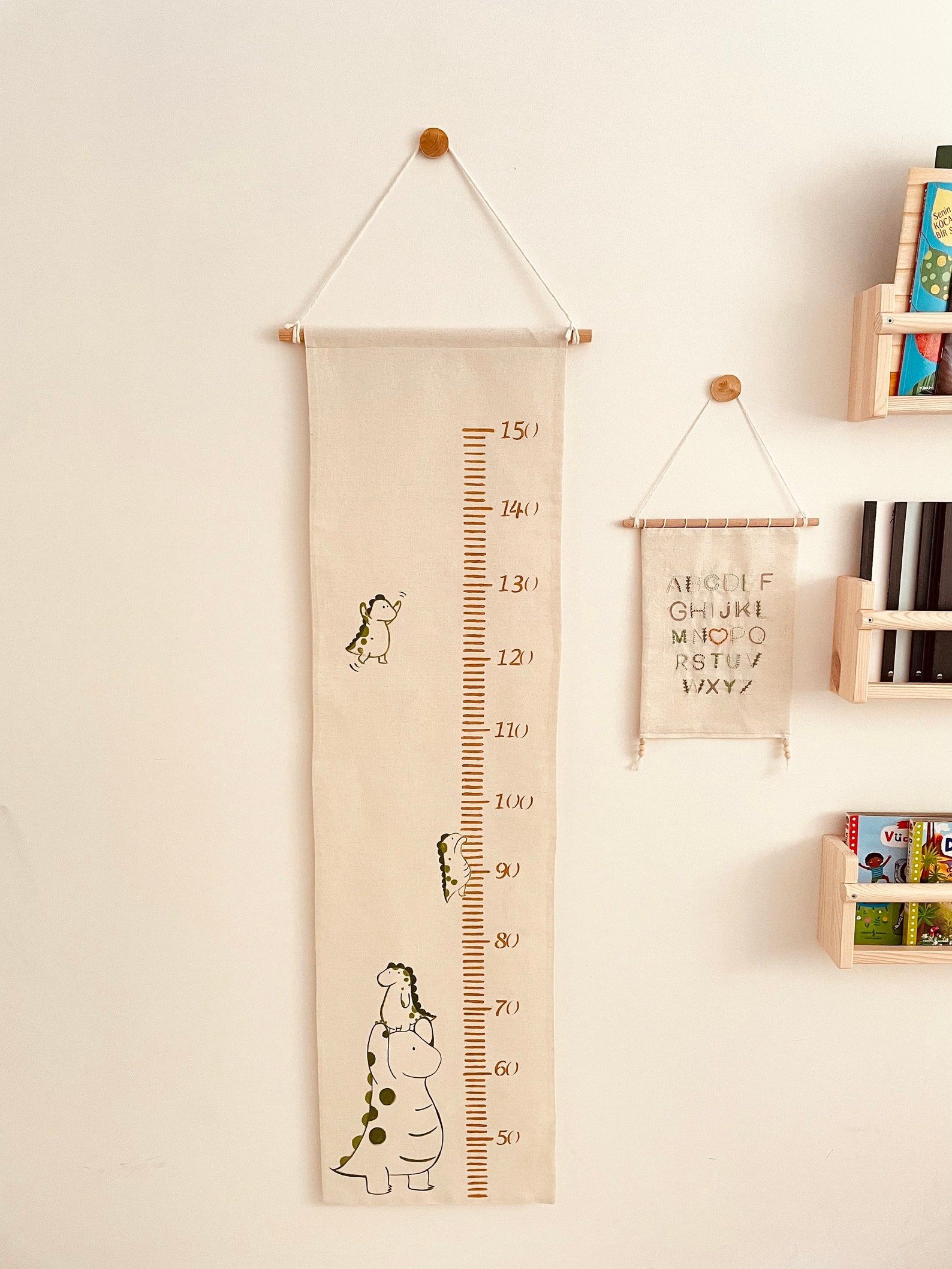 Dinosaur Growth Chart Ruler for Kidsdinosaur Growth Chart - Etsy
