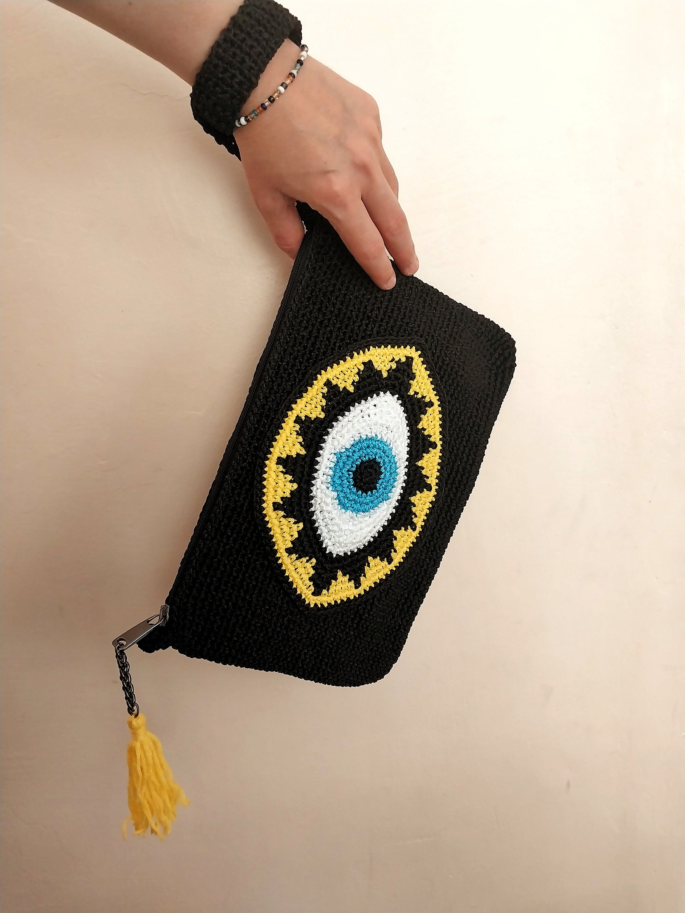 Gold Eye Nazar Handle Bag / Evil Eye Bags / Handmade Bags - Etsy
