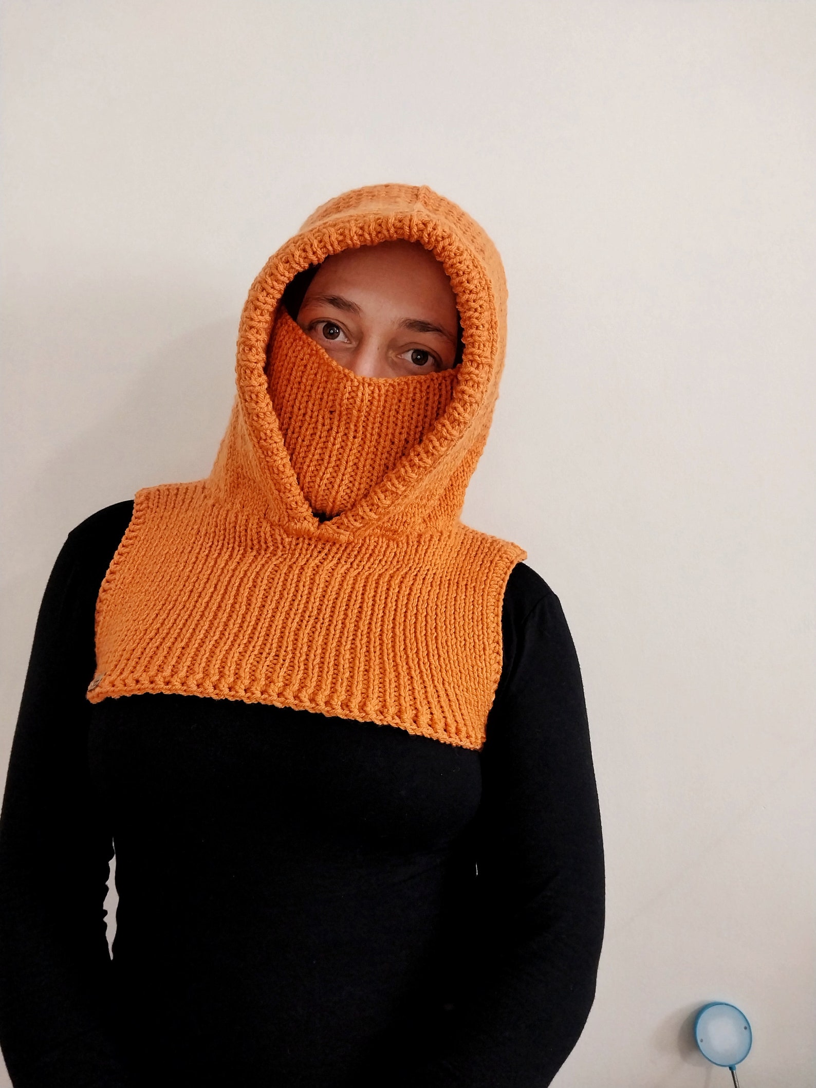 Handmade Wool Balaclava , Cozy Knit Snow Hat for Winter , Soft & Warm ...