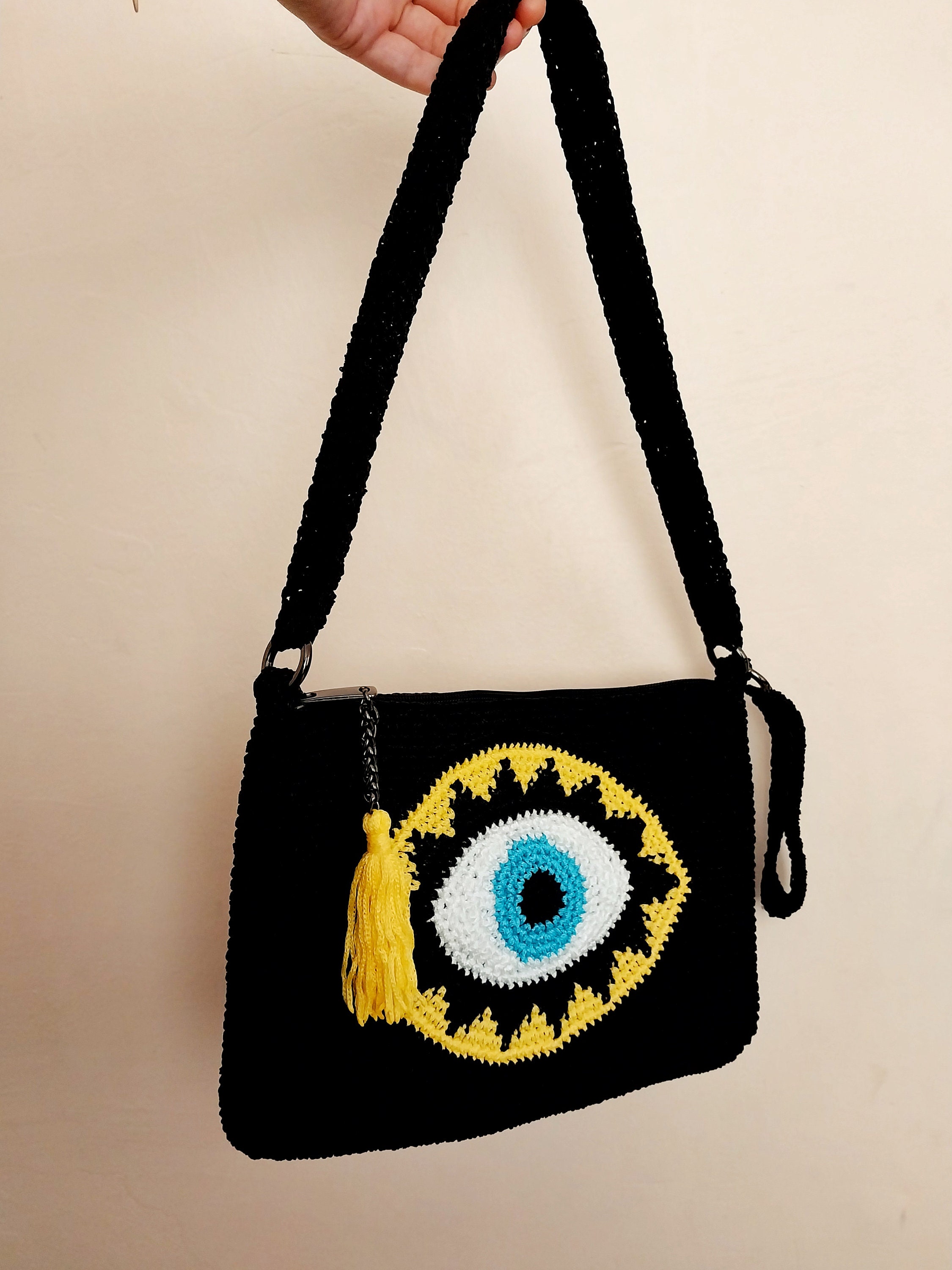 Gold Eye Nazar Handle Bag / Evil Eye Bags / Handmade Bags - Etsy