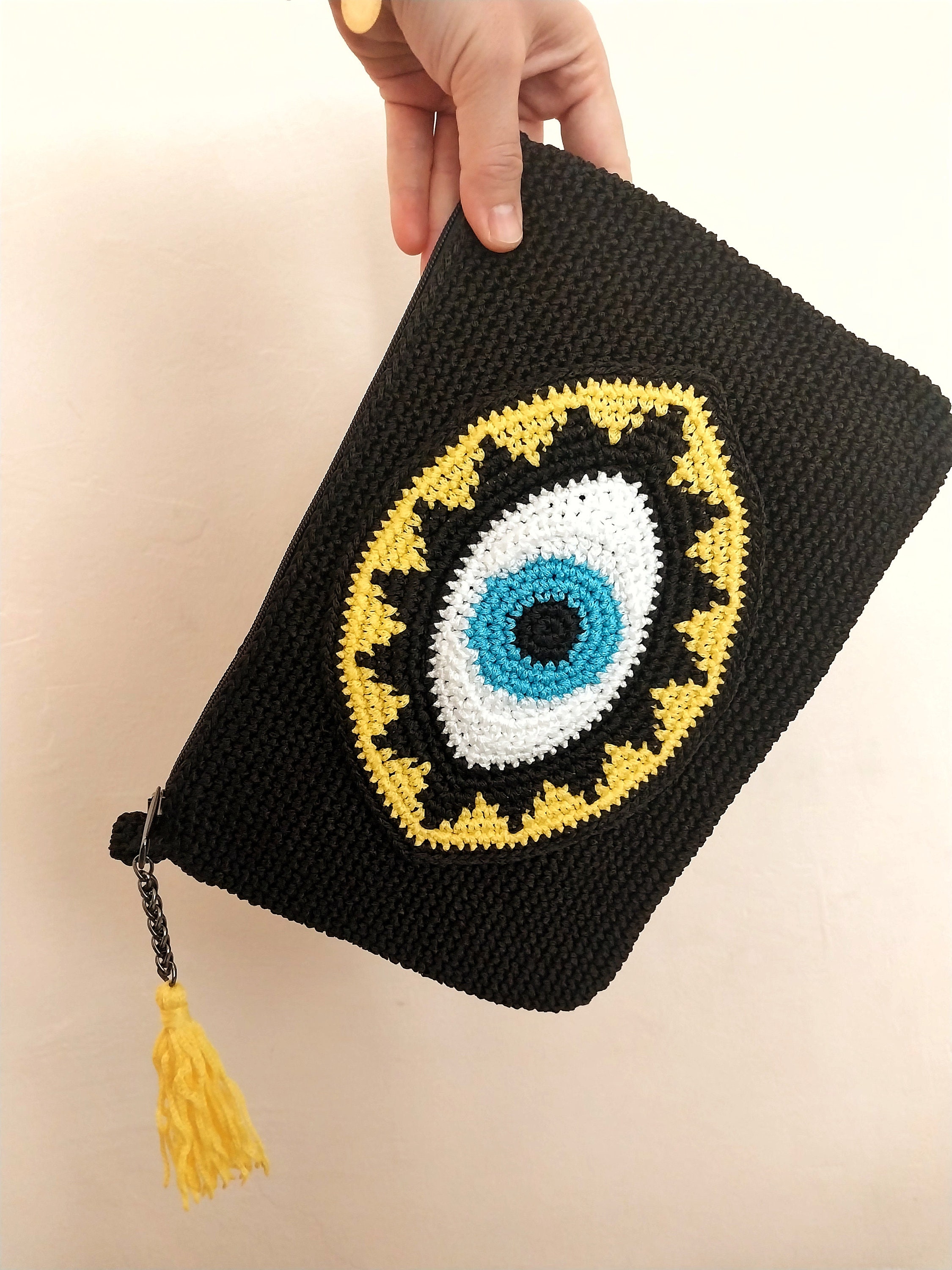 Gold Eye Nazar Handle Bag / Evil Eye Bags / Handmade Bags - Etsy