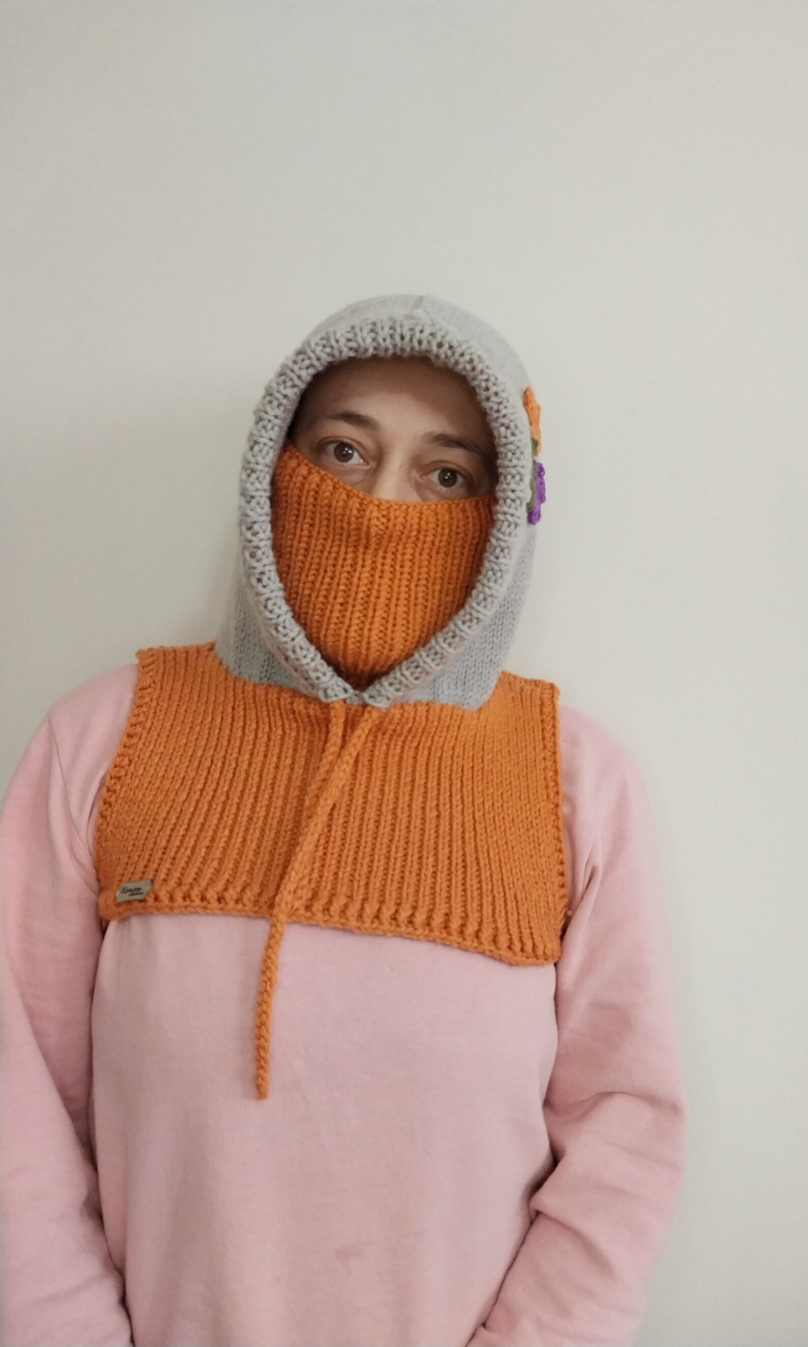 Handmade Wool Balaclava , Cozy Knit Snow Hat for Winter , Soft & Warm ...