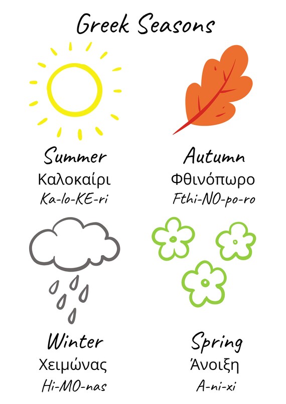 Greek Seasons at Andrea Mcclelland blog