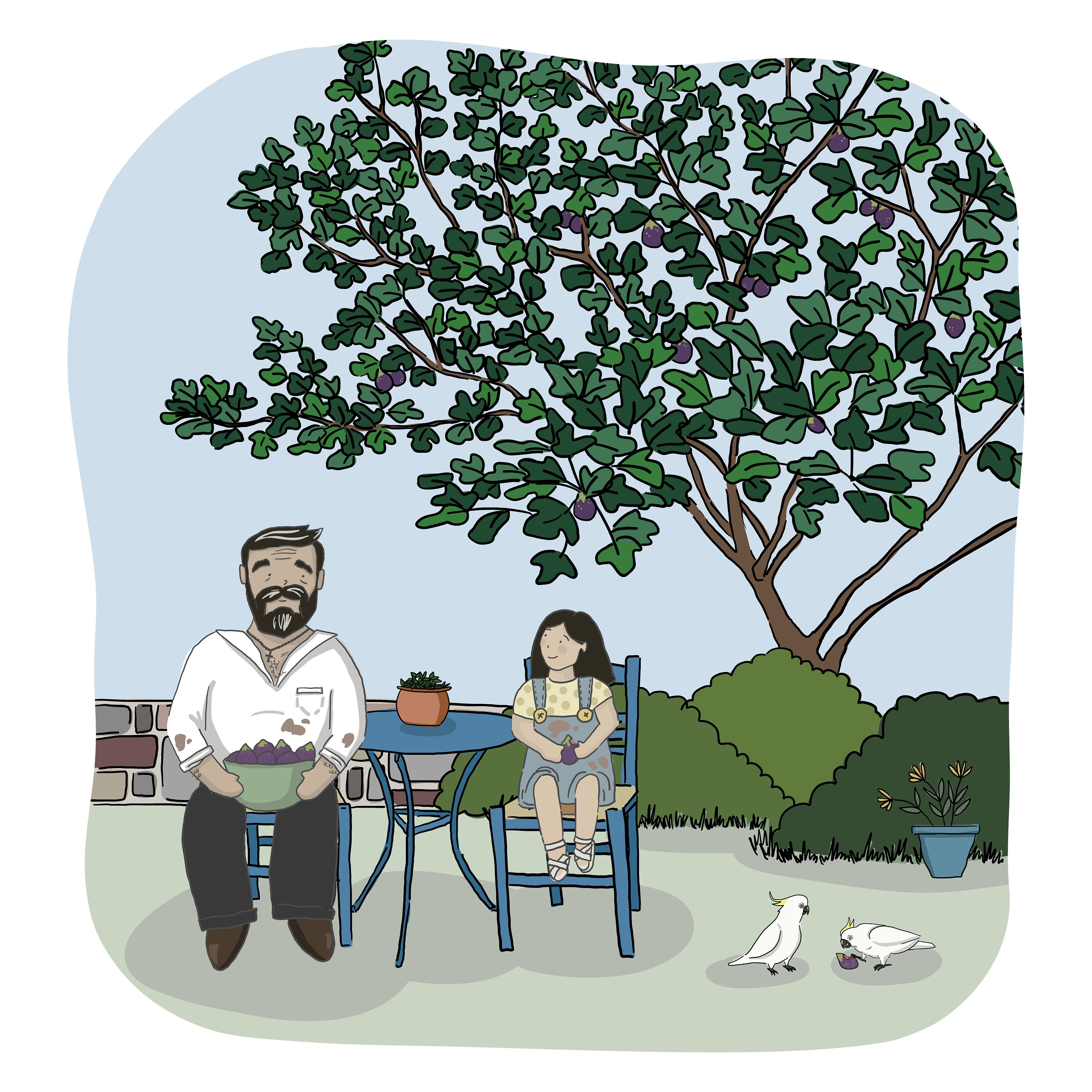 Gardening With Pappou Greek Bilingual Children's Book - Etsy