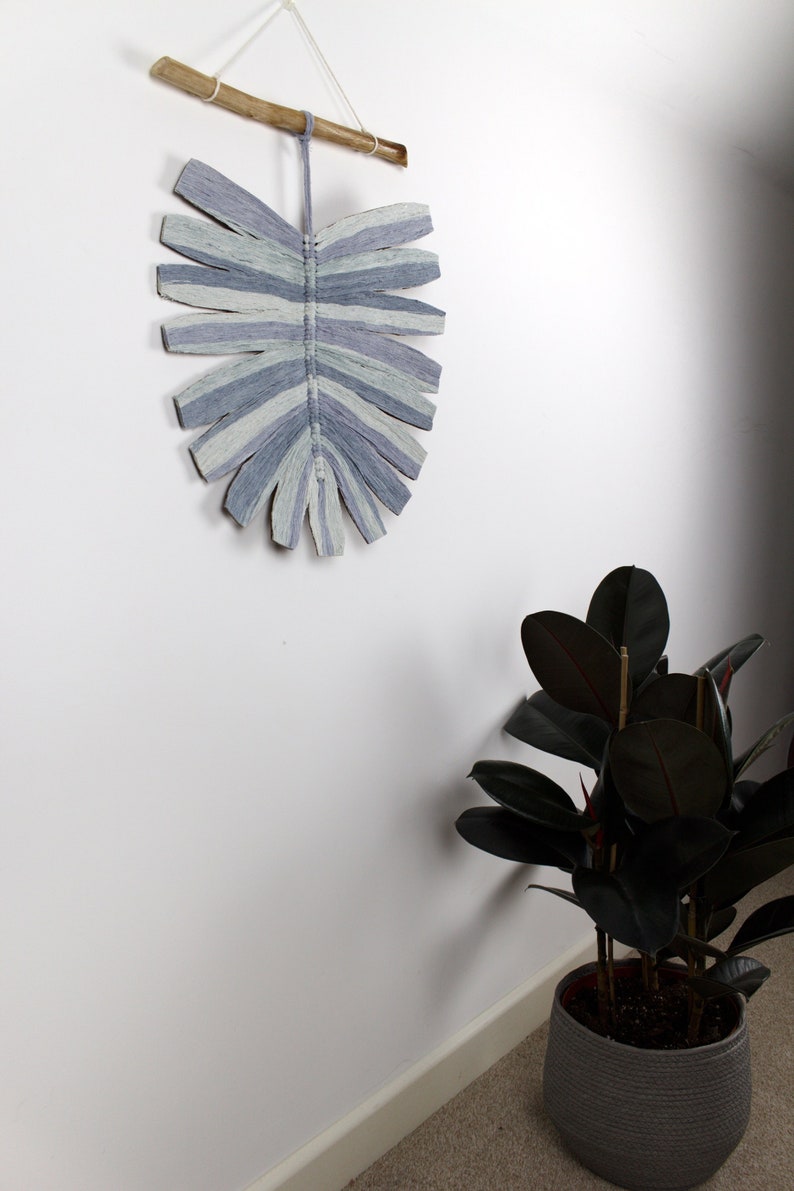 UBE Macrame Fan Palm Leaf Wall Hanging - Etsy México