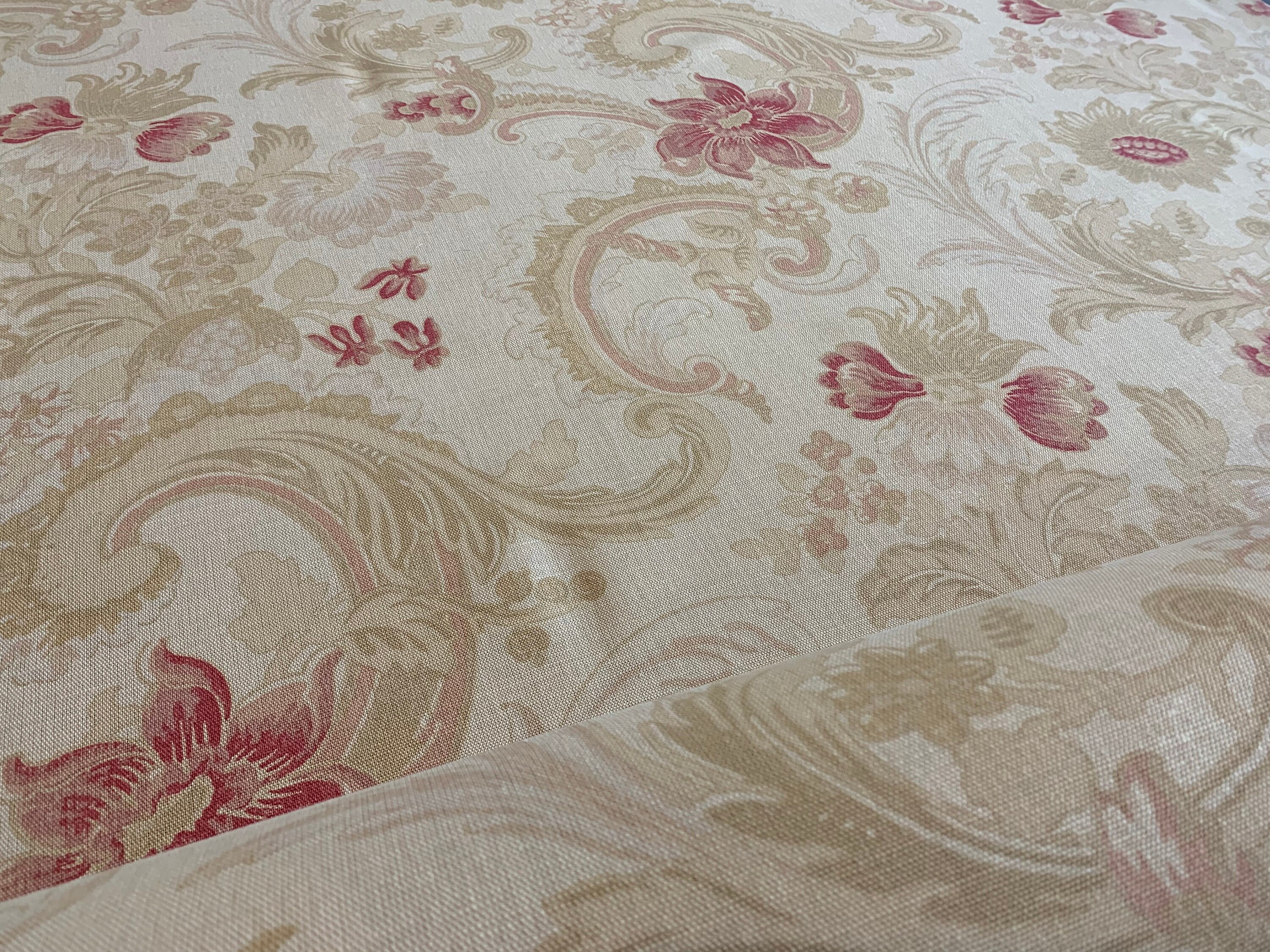 Laura Ashley Baroque Raspberry Fabric - Sold by the Metre - Etsy