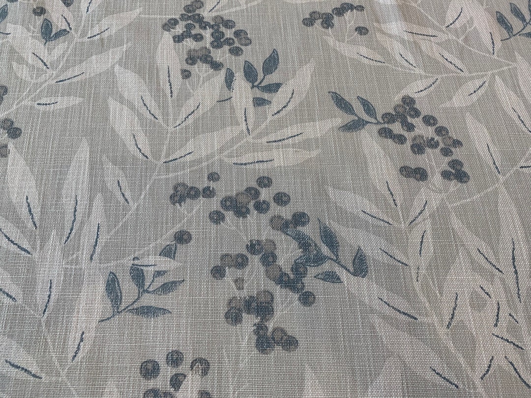 Laura Ashley Greendale Silver Fabric Sold by the Metre - Etsy