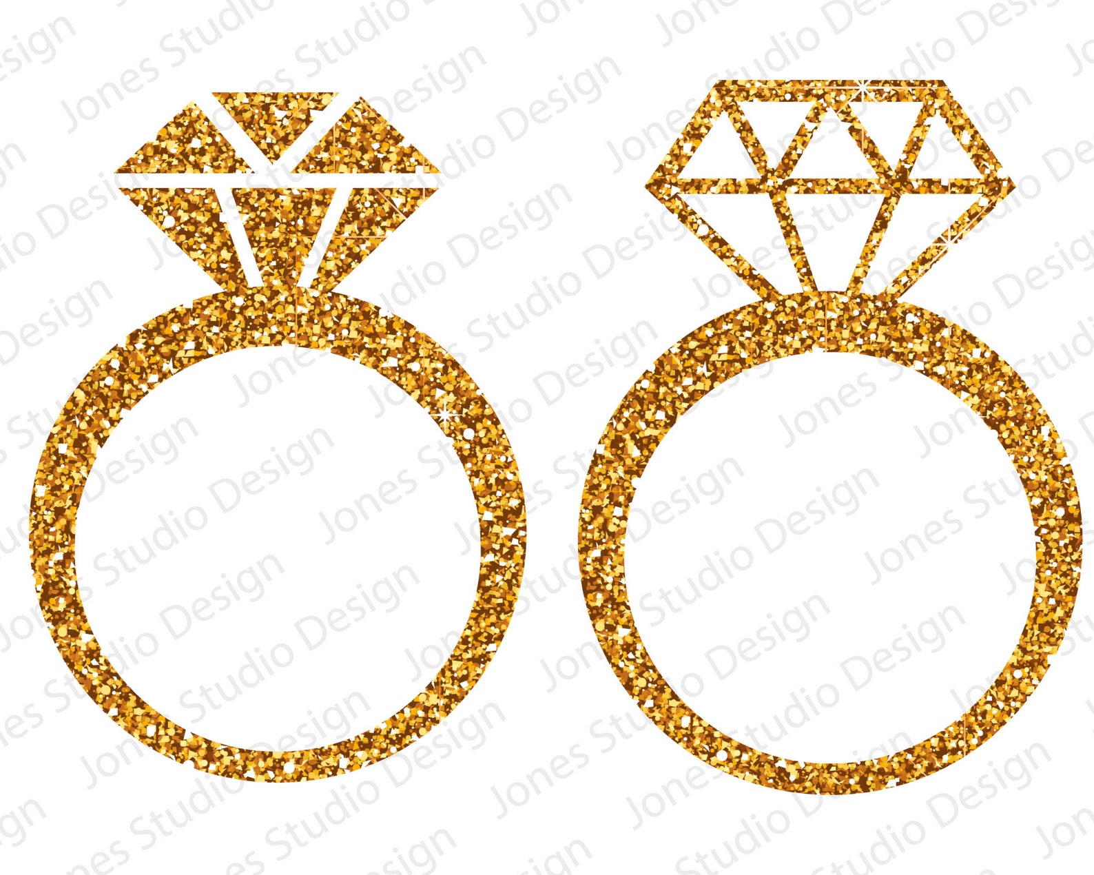 Wedding Rings Svg Wedding Party Svg Printable Rings Svg - Etsy
