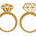 Wedding Rings Svg, Wedding Party Svg, Printable, Rings Svg, Diamond ...