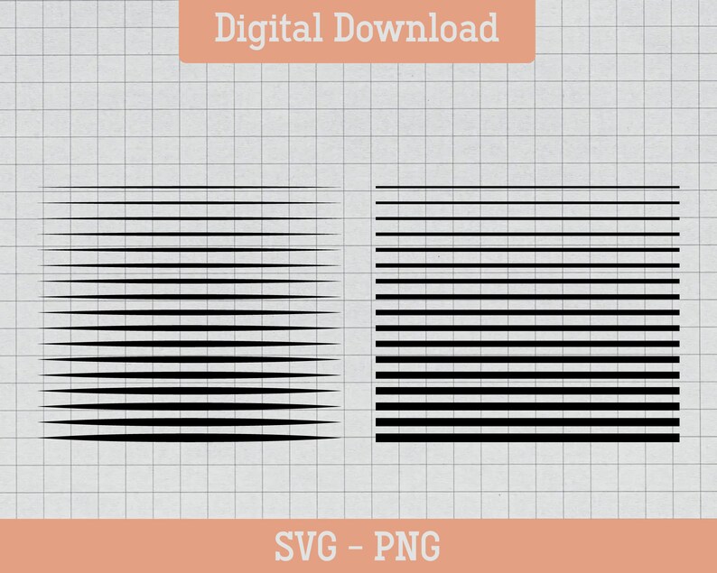 Líneas Rectas Svg, Descarga Digital, Diferentes Trazos Svg, Trazos de ...
