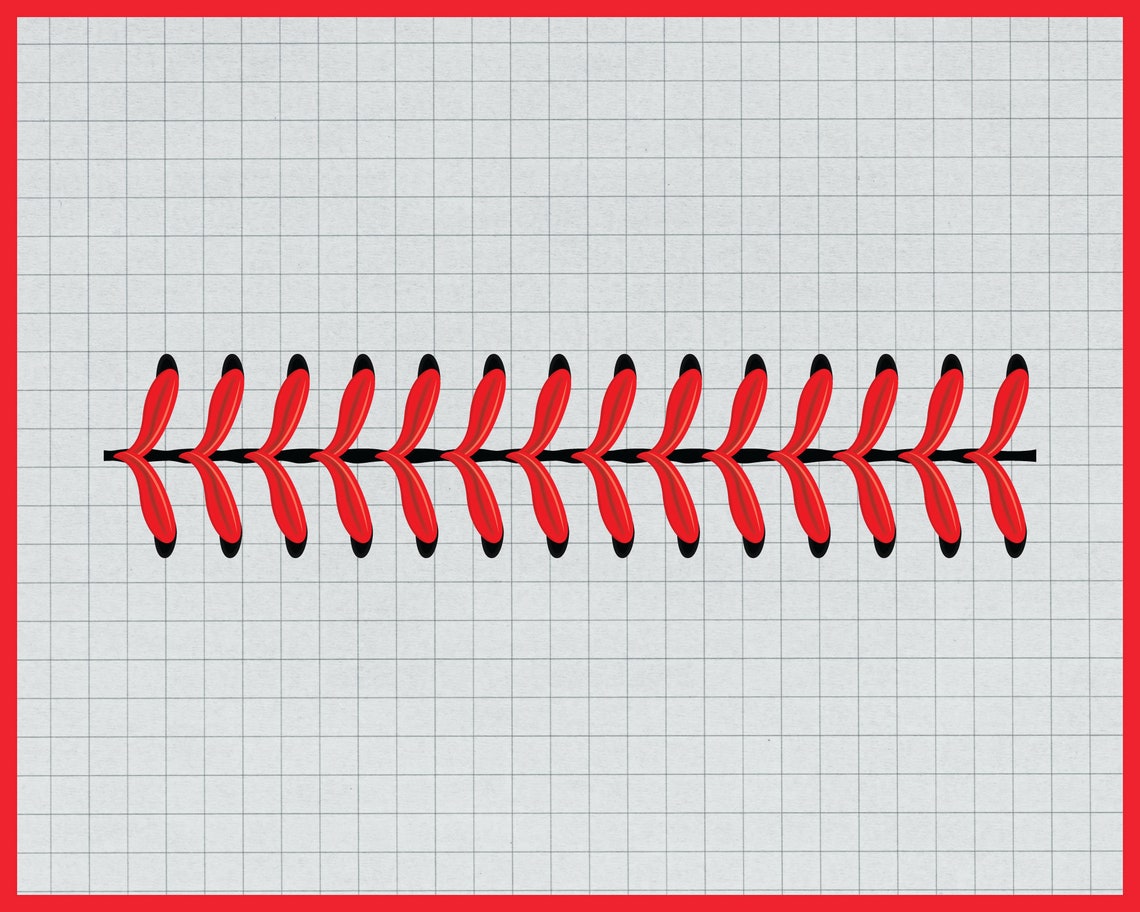 Baseball Stitching Svg Softball Stitching Svg Baseball Lace - Etsy