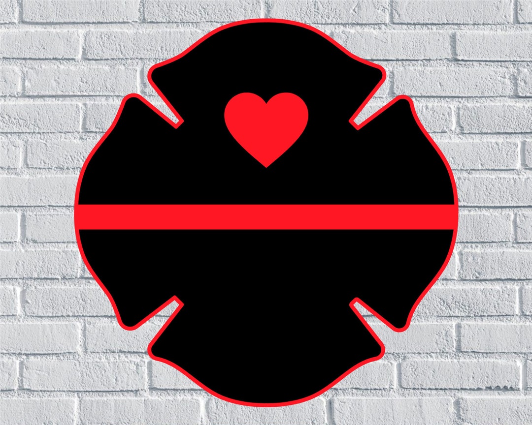 Firefighter Svg, Fire Dept Svg, Fire Department Svg, Maltese Cross Svg ...