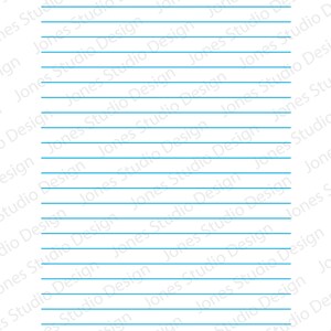 Printable Lined Paper Svg, Png, Wide Rule College Rule, Notebook Lined ...
