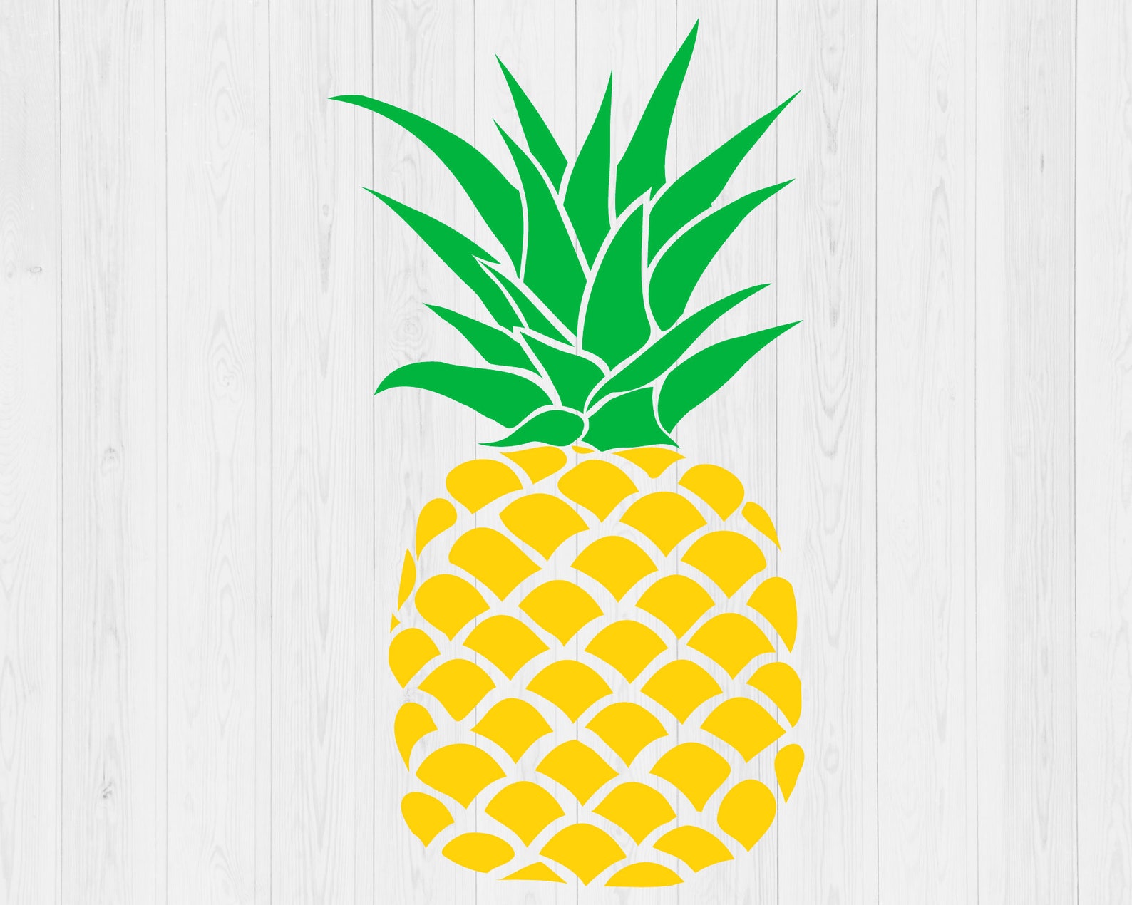 Pineapple Svg Printable Pineapple Split Monogram Svg - Etsy