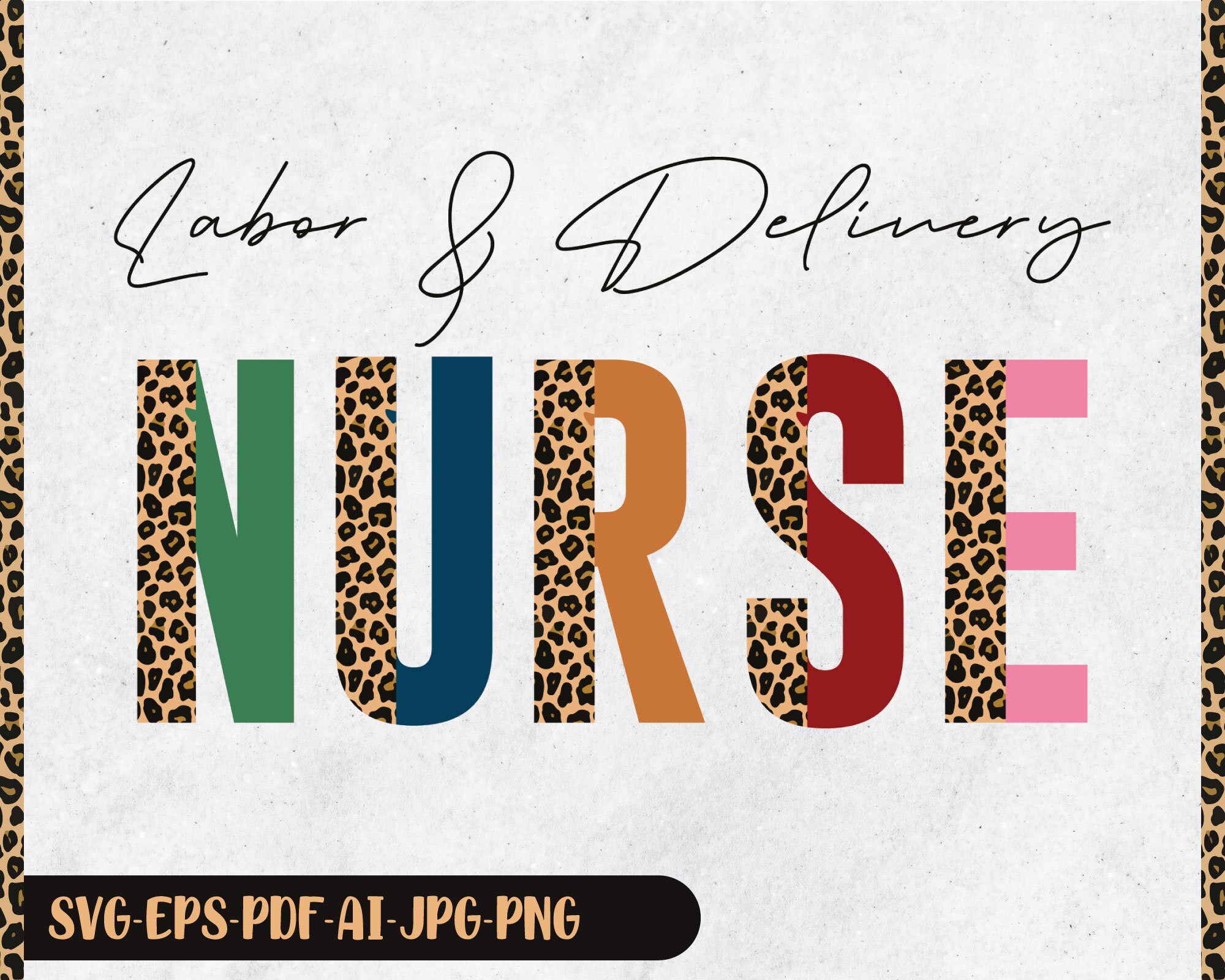 Labor and Delivery Nurse Svg Nurse Svg Childbirth Helper | Etsy