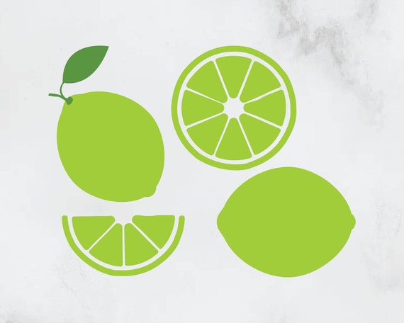 Lime Bundle SVG Digital Download Lemon Png Summer Drink | Etsy