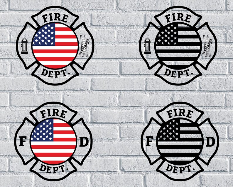 Bombero svg Departamento de bomberos svg Departamento de - Etsy México