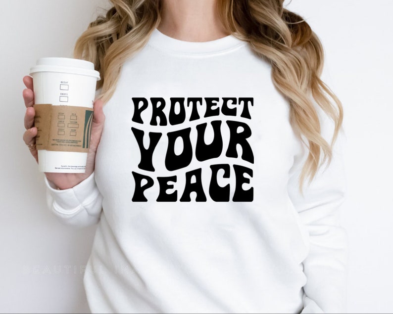 Protect Your Peace Svg Peace Svg Wavy Letter Svg Protection - Etsy