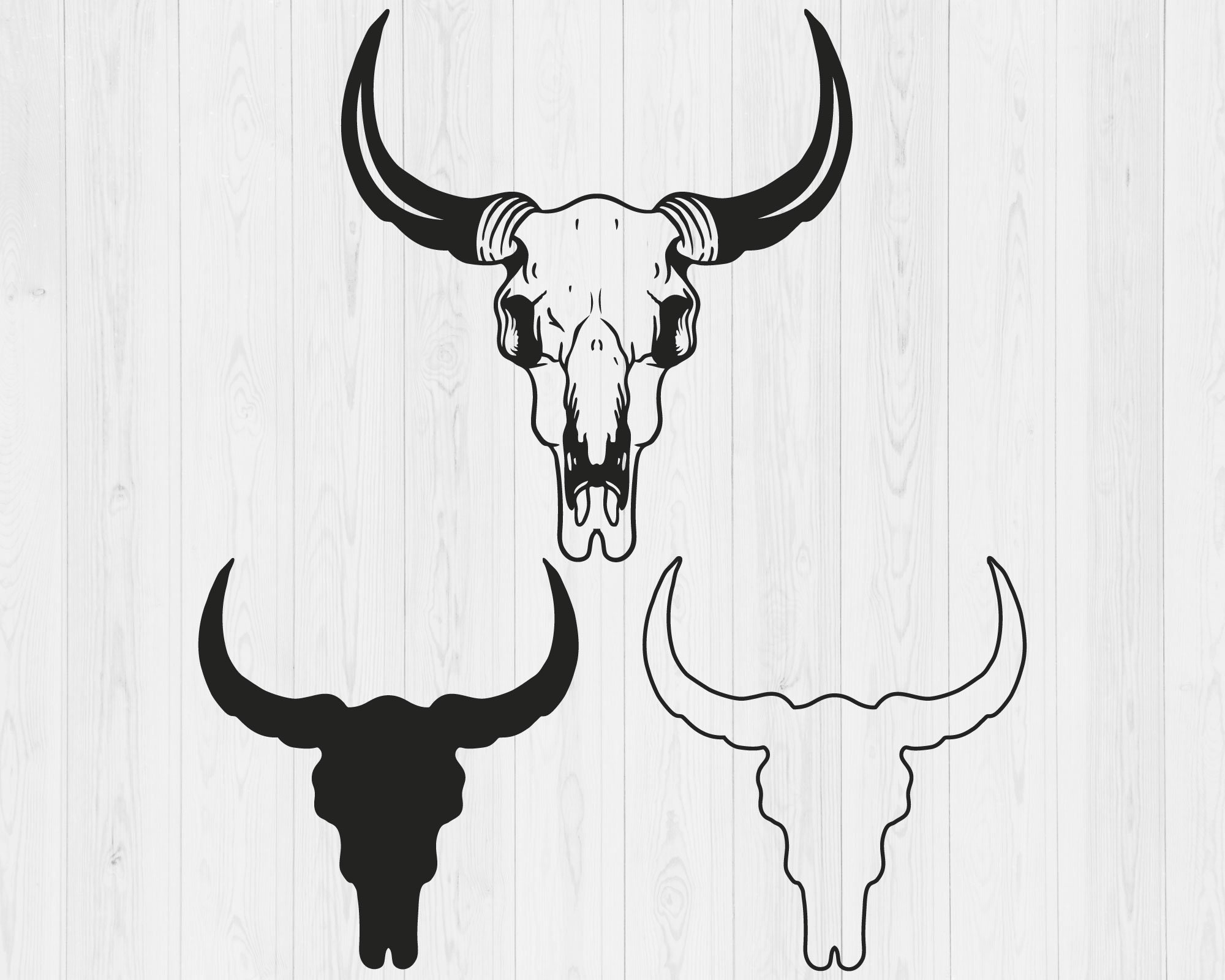 Cow Skull Svg, Printable, Cow Head Svg, Bull Svg, Bison Skull Svg, Cow ...