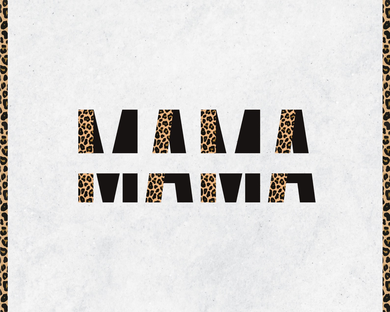 Customizable Mama Svg Monogram Svg Mama Leopard Svg Mama - Etsy