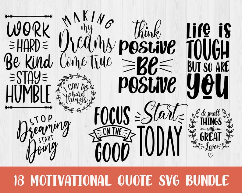 Motivational Quote Svg Digital Download Hand Lettered - Etsy