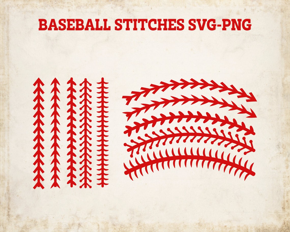 Baseball Stitches Svg Baseball Stitches - Etsy