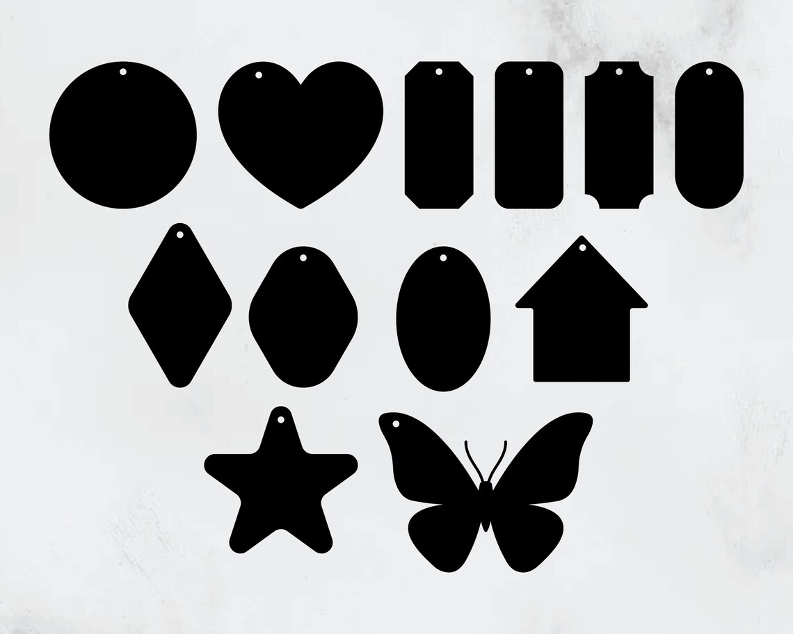 Keychain Svg, Digital Download, Keychain Template Cut File, Cricut ...