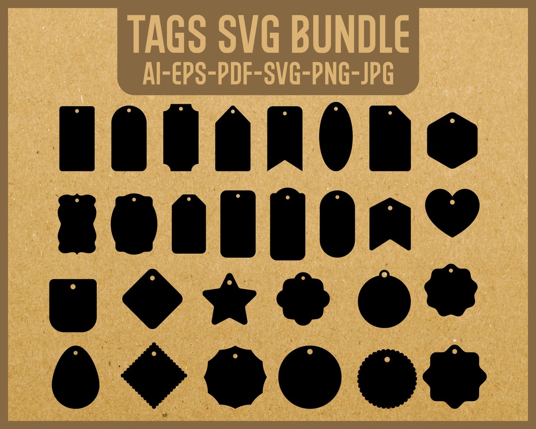 Tag Svg, Label Svg, Tags Svg Bundle, Gift Tag Svg, Birthday Tag Svg ...